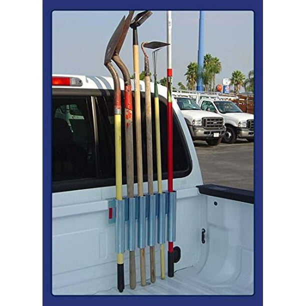 Heavy Duty Truck Bed & Tool Box Mount - Garden Tool Holding Rack for ...