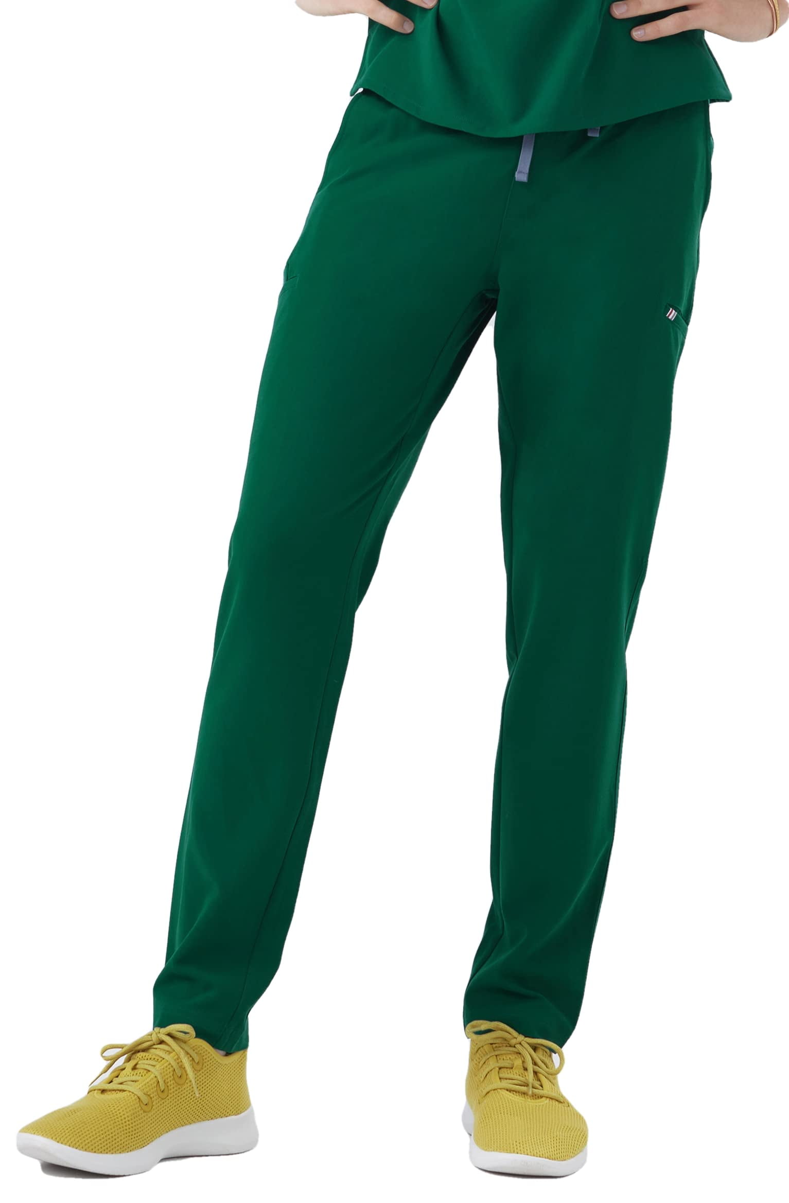 Mediclo Men's Medical Scrub Pants - Sable 7 Pockets Elastic Waist ...