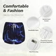 Haiem Blue thunder bolt light Pattern Women's 2 in 1 Running Shorts ...
