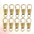 BESTYASH 10Pcs Golden Zipper Puller for Daily Use Luggage Clothing ...