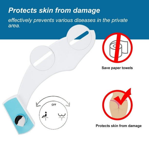 Strong Clean Toilet Attachment, DIY Installation Water Bidet Sprayer ...