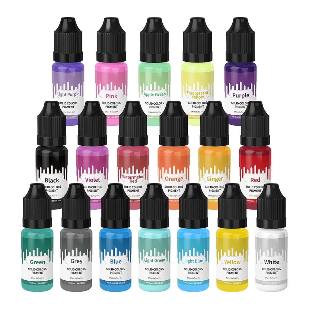 TINYSOME 18 Colors Semi-transparent Epoxy Resin Dye High-concentration ...