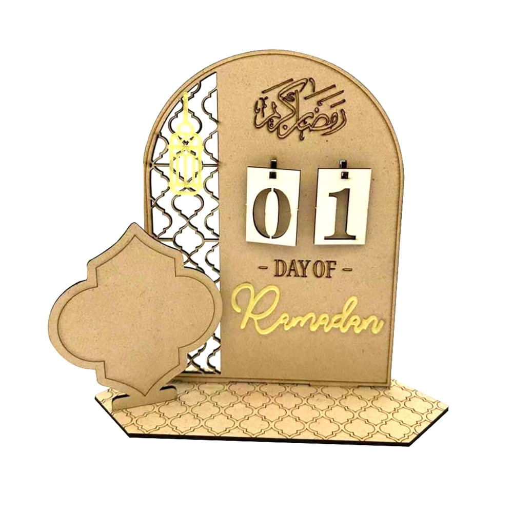 DIY Wood Birthday Countdown Calendar Reusable Easy to Replace Calendar ...