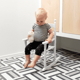 Jack Post Small Child Size White Rocking Chair, Classic Wooden Youth ...