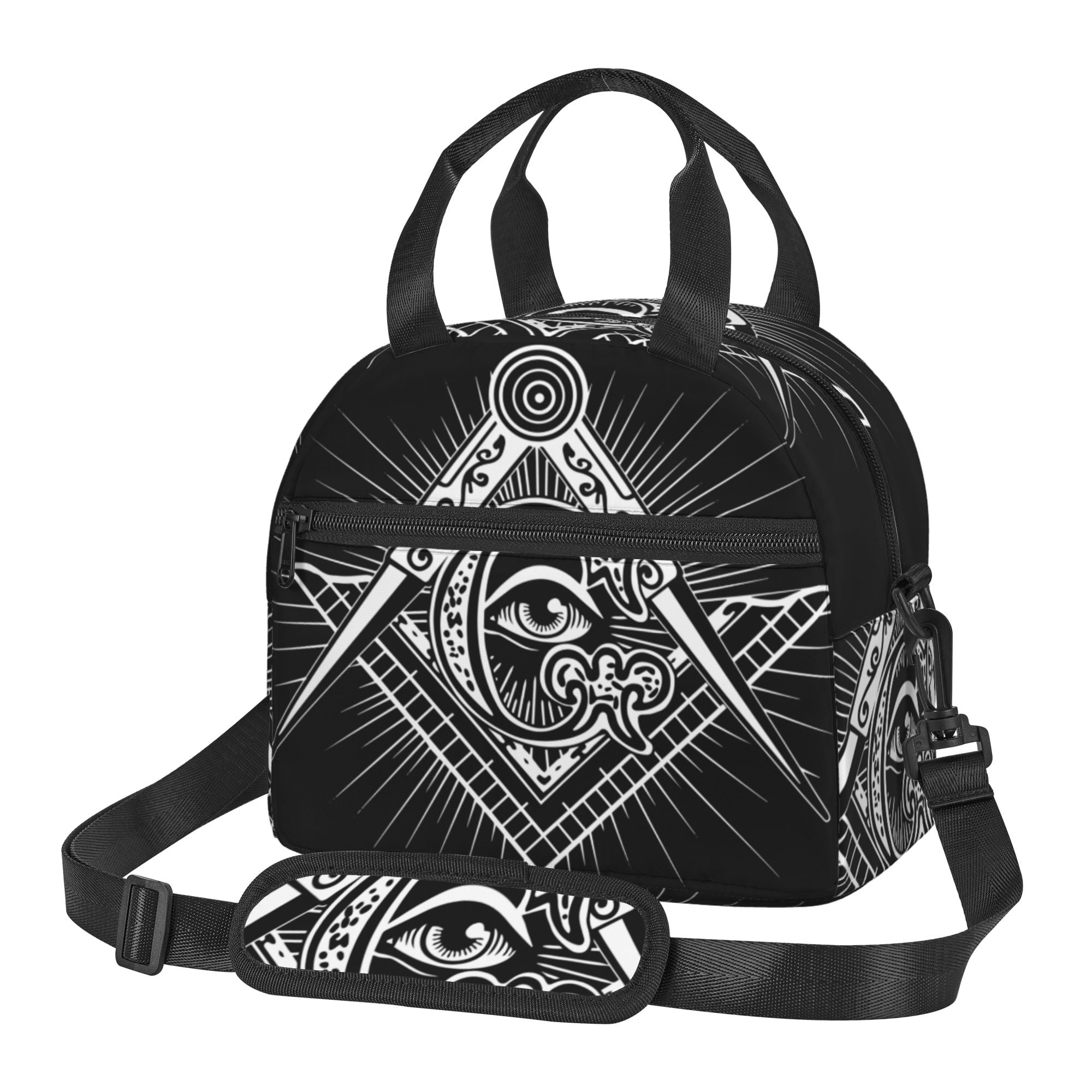 DouZhe Lunch Bags for Women and Men, Masonic Brotherhood Brothers ...