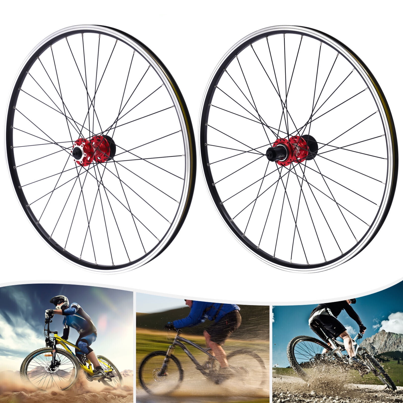 DENEST 29 Inch Mountain Bike Wheel Set Disc Brake MTB Wheels Set Front ...