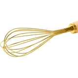Bloomingville Standing Stainless Steel Whisk with Wood Handle, Gold ...