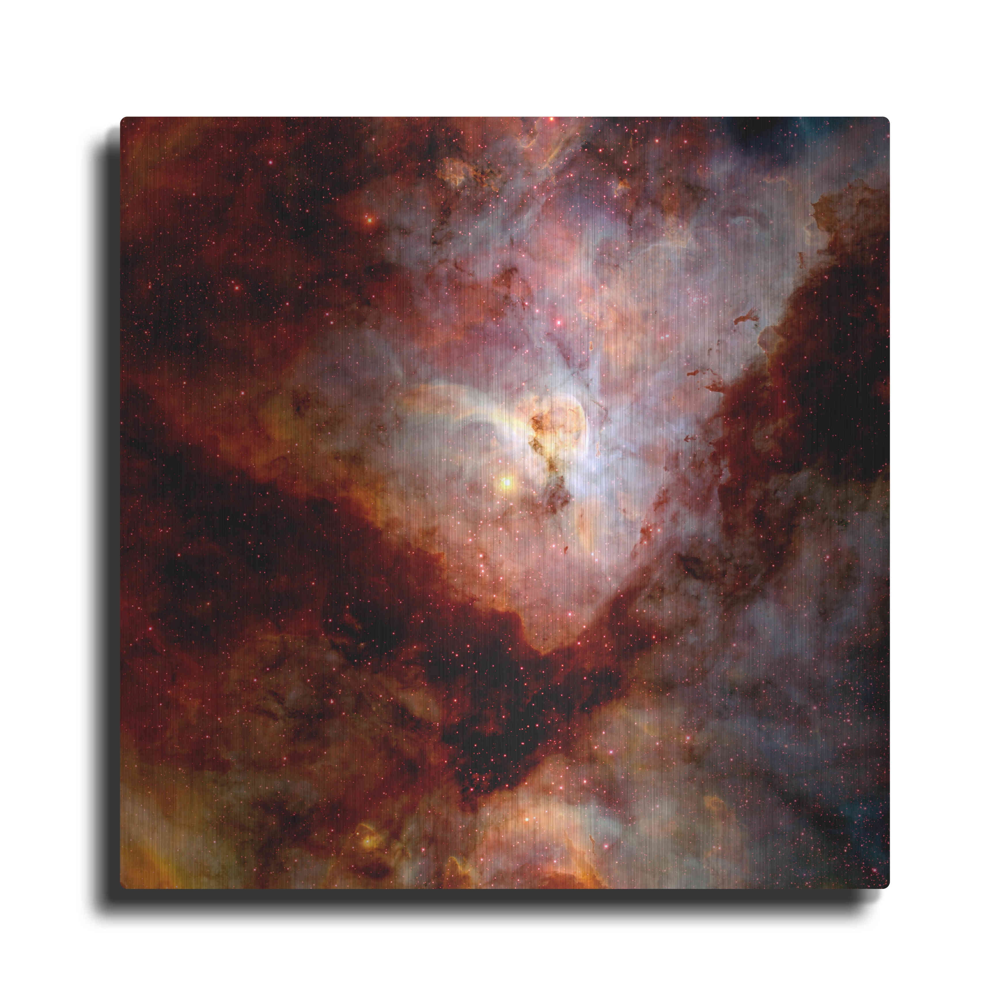 Luxe Metal Art 'Dark Nebulae' Hubble Space Telescope Metal Wall Art, 12 ...