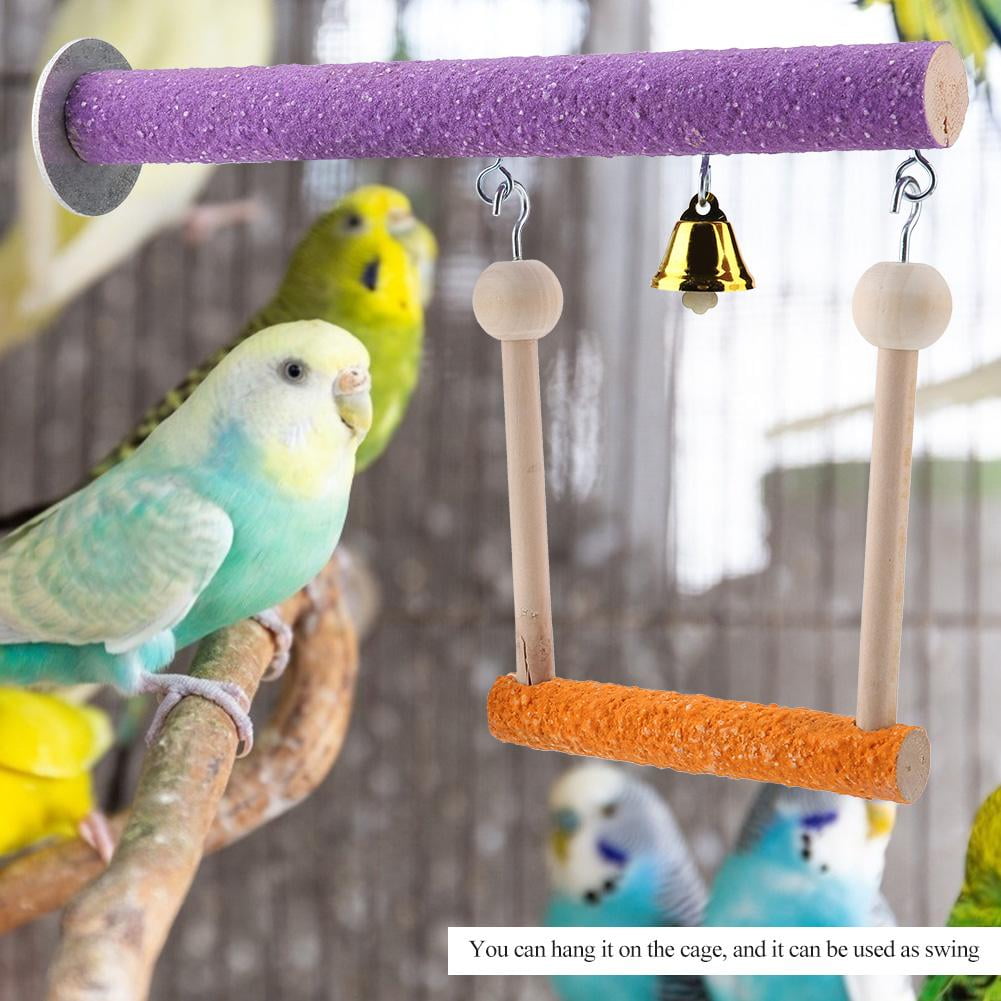 LYUMO Wooden Colorful Bird Perch Toy Parrot Cockatiel Intelligent Toy lyumo-wooden-colorful-bird-perch-toy-parrot-cockatiel-intelligent-toy