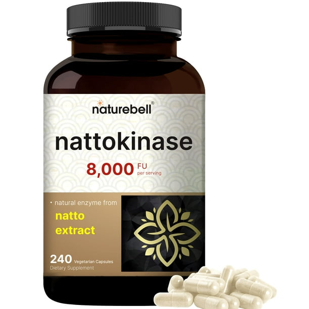 Suplemento NatureBell Nattokinase 8,000 FU 240 cápsulas | Walmart en línea