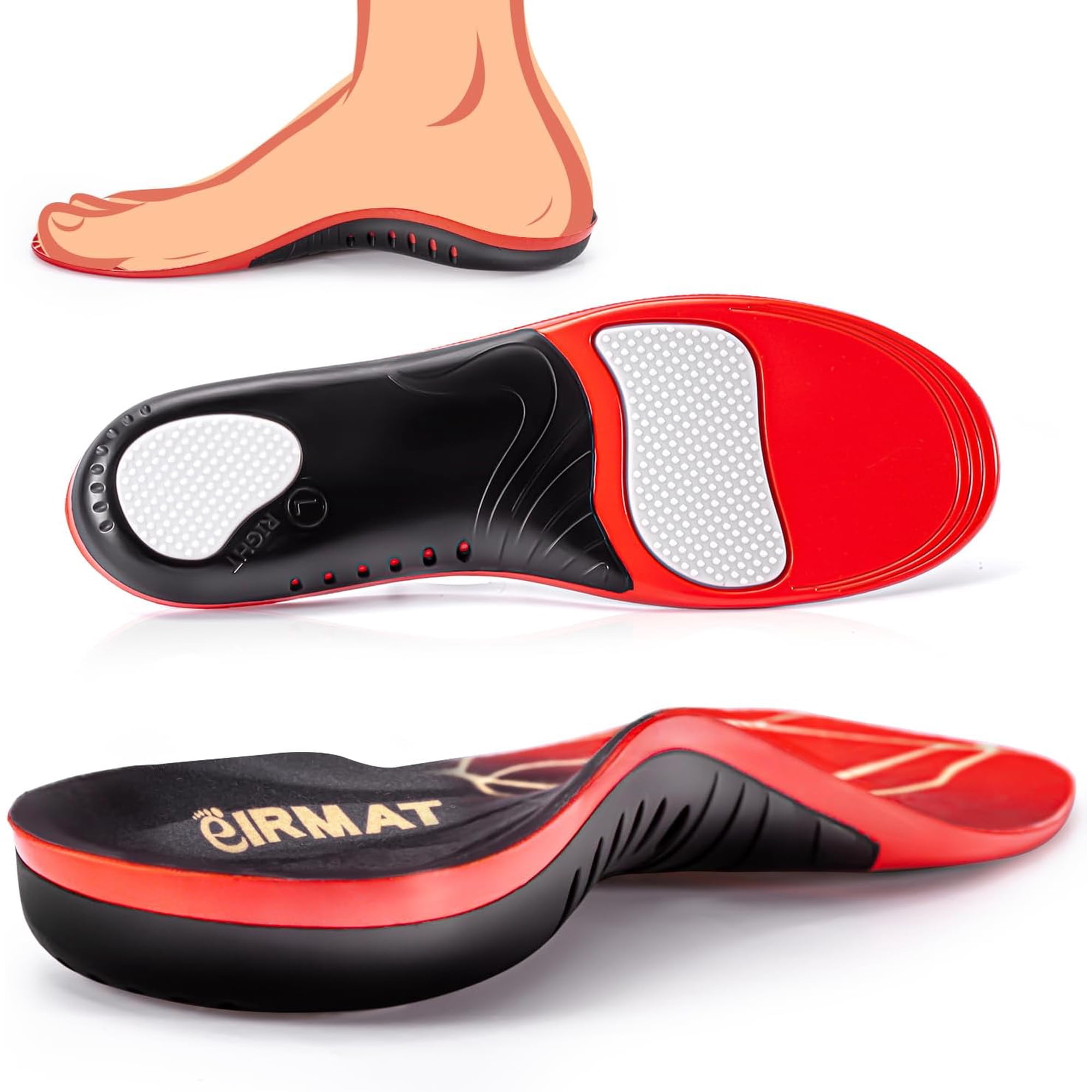 Click here for Kpataubaa Ergonomic Arch Support Insoles For Plant... prices