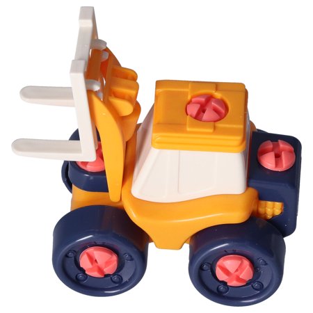 Plastic Forklift Toy, Construction Forklift Toy Rounded Lifelike Edges ...