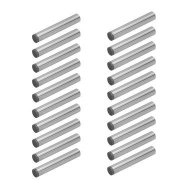 POWERTEC 4PK Hardened Steel Dowel Pins 3/8 inch x 4 inch | Heat Treated ...