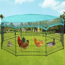Rural365 | Portable Chicken Run – Large Pop-Up Chicken Pen for Small ...