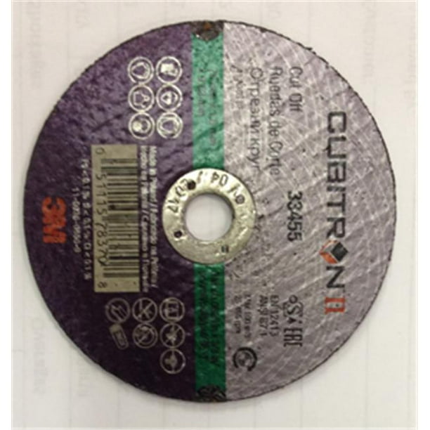 3M Company 3" X .0625" X 3/8" Cubitron 33455 - Walmart.com - Walmart.com