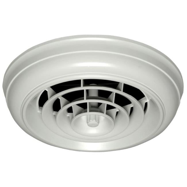 White Round Capital Crown Ceiling Diffuser with 6 in. Boot - Walmart.com
