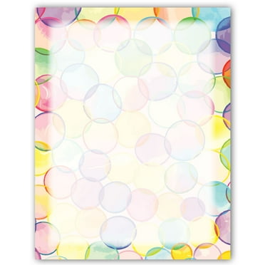 "Floral Decorative Stationery Set - 8.5"" x 11"" Letter Writing Paper ...