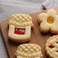 3D Jam Sandwich Cookie Cutter Set Small Cutters for Kids Biscuit Molds ...