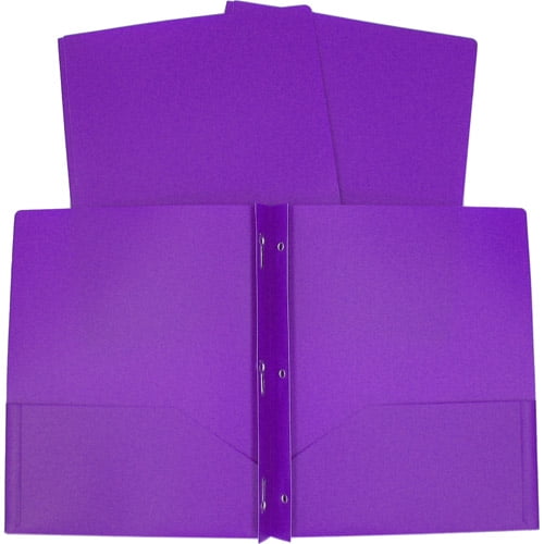 3-Prong Poly Folder, Available in Multiple Colors - Walmart.com