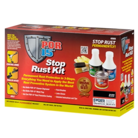 POR-15 Stop Rust Kit, Gloss Black - Walmart.com - Walmart.com