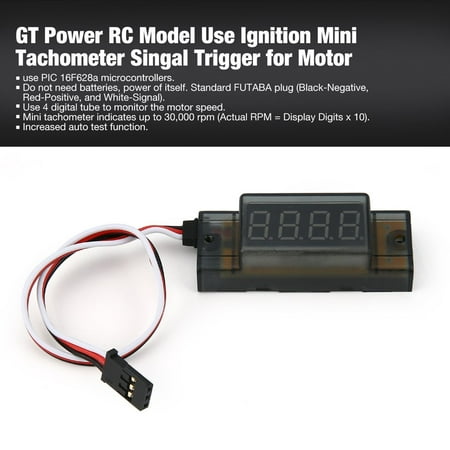 GT Power RC Model Use Ignition Mini Tachometer Singal Trigger for Motor ...