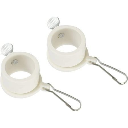 2 Pack Rotating Flag Pole Mounting Rings Tangle Free Grommet Clip ...
