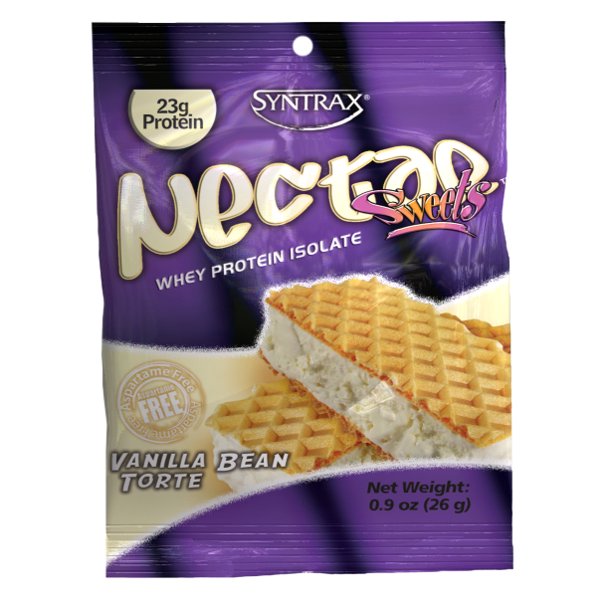 Syntrax Nectar Grab N Go Protein Powder, Vanilla Bean Torte, 23g ...