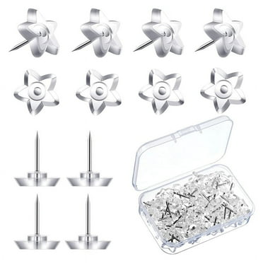 200 Pcs Clear Push Pins, Plastic Thumb Tacks for Wall, Wall Tacks for ...