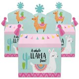 Big Dot of Happiness Whole Llama Fun - Treat Box Party Favors - Llama ...