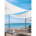 Butterfly Book Sun Shade Sail 14'X18' Spring Florals UV Block Outdoor ...