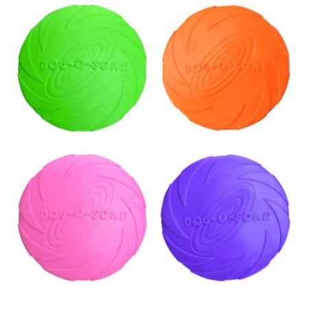 TPR Safety Flying Saucer Durable Soft Throw Catch Disk Fun Outdoor Dog ...