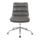 OSP Home Furnishings Legacy Office Chair in Deluxe Black Faux Leather ...