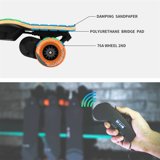 Exway Flex Motorized Skateboard, 25mph Speed, 17mi Range, 17lbs, 216Wh ...