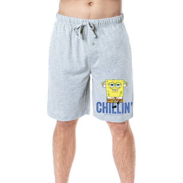 Nickelodeon SpongeBob SquarePants Mens' Chillin' Sleep Pajama Shorts ...