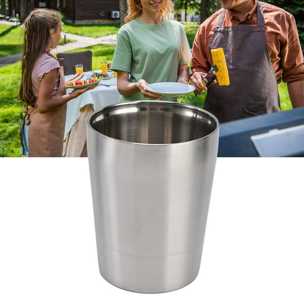 Fugacal Double Walled 304 Stainless Steel Metal Beer Mug Cocktail ...