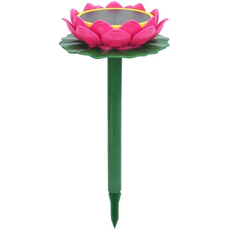 Fengyuee0 Buddha Player,Pink Flower-Style Solar Energy Charging ...
