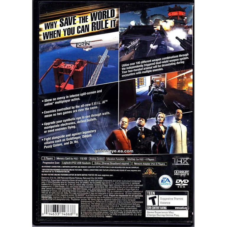 007 Goldeneye Sony PlayStation 2 GoldenEye: Rogue Agent Video Games For ...