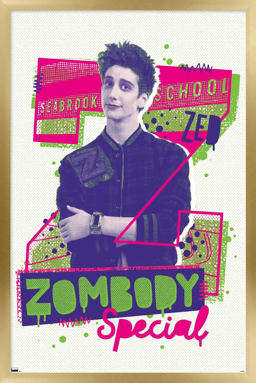 Disney Zombies 3 - Zed Wall Poster, 22.375" x 34" Framed - Walmart.com