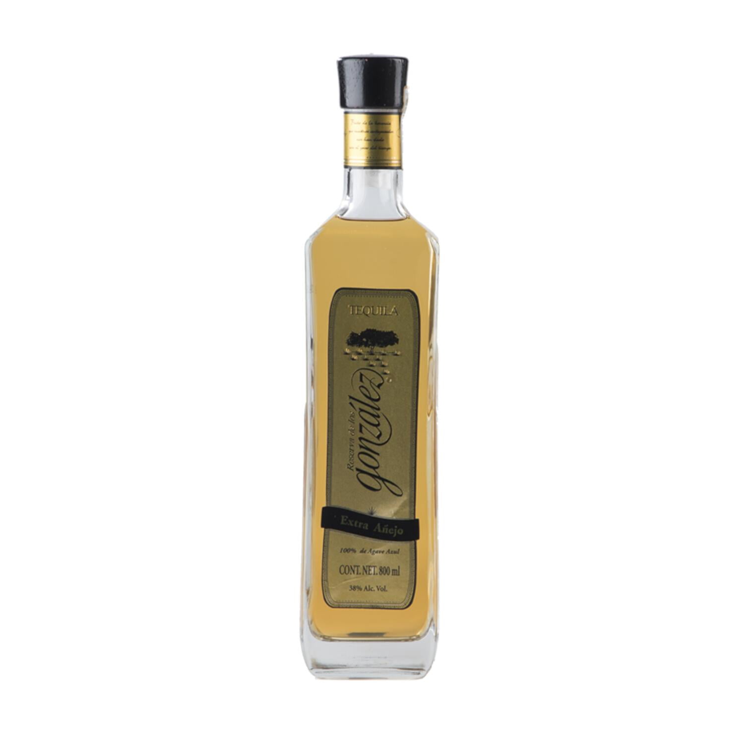 Pack de 6 Tequila Reserva De Los Gonzalez Extra Añejo 800 ml | Walmart ...