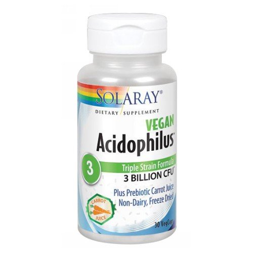 Suplemento Solaray Acidophilus 30 cápsulas (paquete de 2) | Walmart en ...