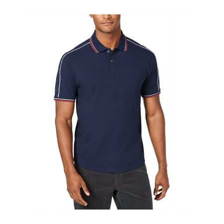 Michael Kors Mens Shoulder Logo Rugby Polo Shirt darkblue M | Walmart ...