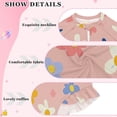 BZSMCE Swimwear Flowers Pink Background Pattern For Long Sleeve One ...