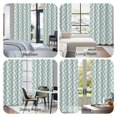 Blue and White Checkered Pattern Blackout Curtains,Triple Weaved Fabric ...