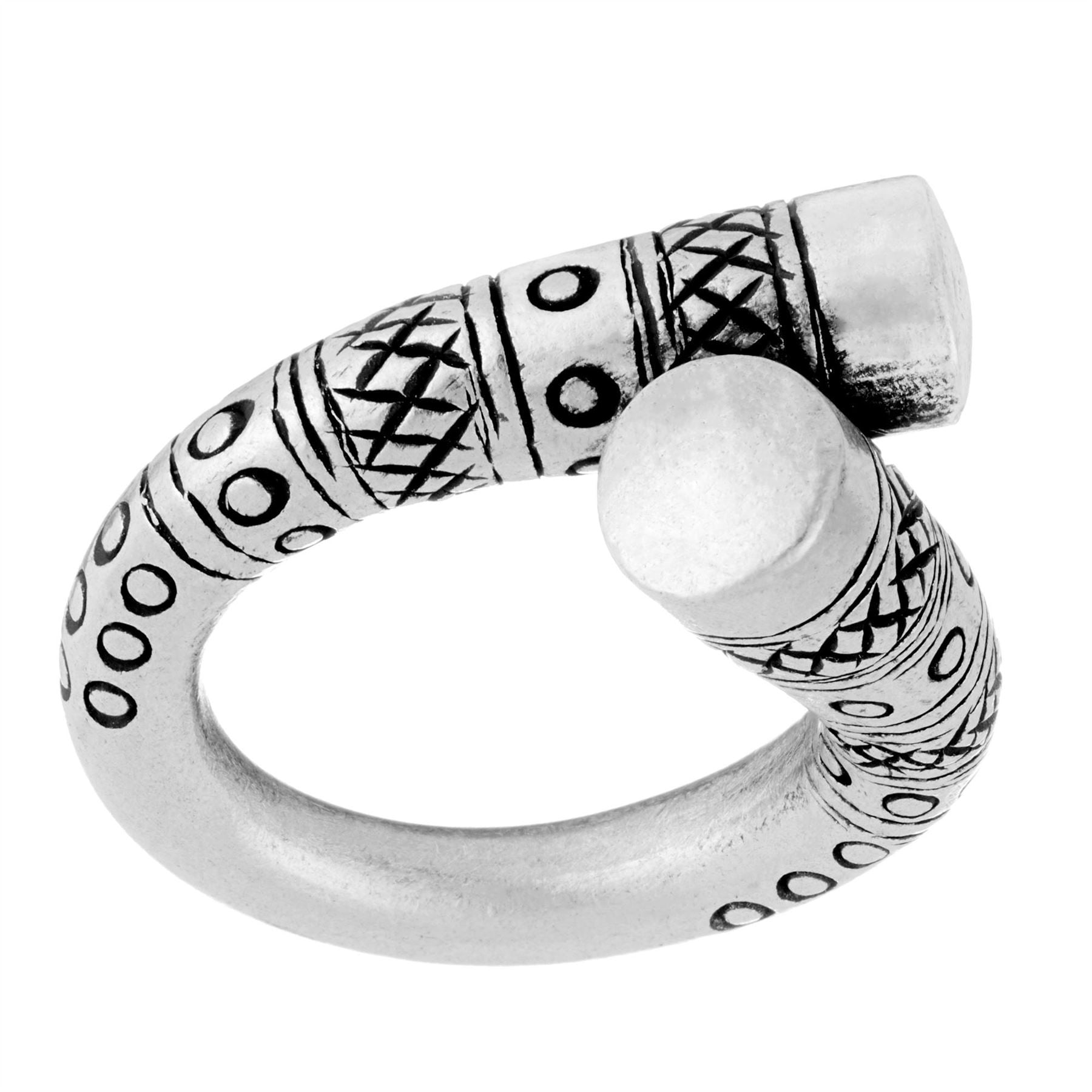 81stgeneration Women's 999 Fine Silver Karen Hill Tribe Wraparound ...