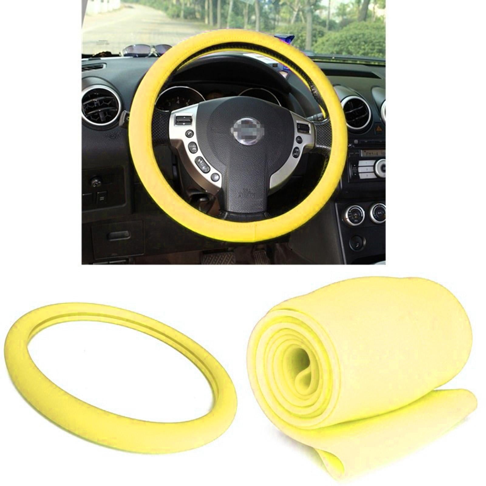 BuyWeek Universal Elastic Anti-Slip Soft Silicone Car Steering Wheel ...