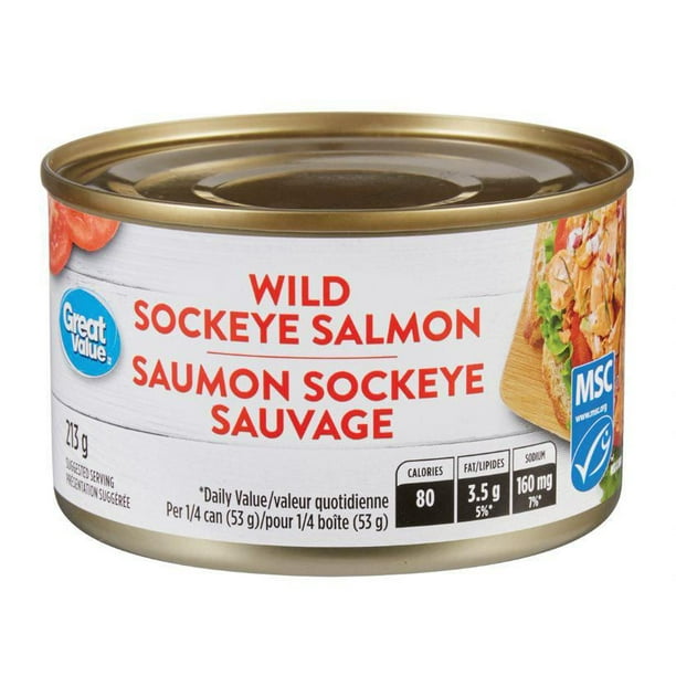 Great Value Wild Sockeye Salmon - Walmart.ca