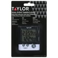 Taylor Dual-Event Digital Timer/Clock, Kitchen Magnetic, AAA Battery ...