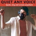 Tilcare Silicone Voice Dampener Mask - Soundproof, Adjustable Straps ...