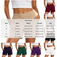 Asgosdo Summer Shorts for Women High Waisted Solid Color Casual ...