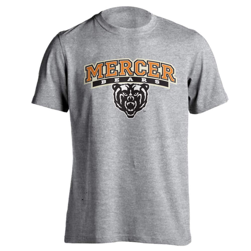 Mercer University Bears MU Classic Arch Mascot Short Sleeve T-Shirt ...